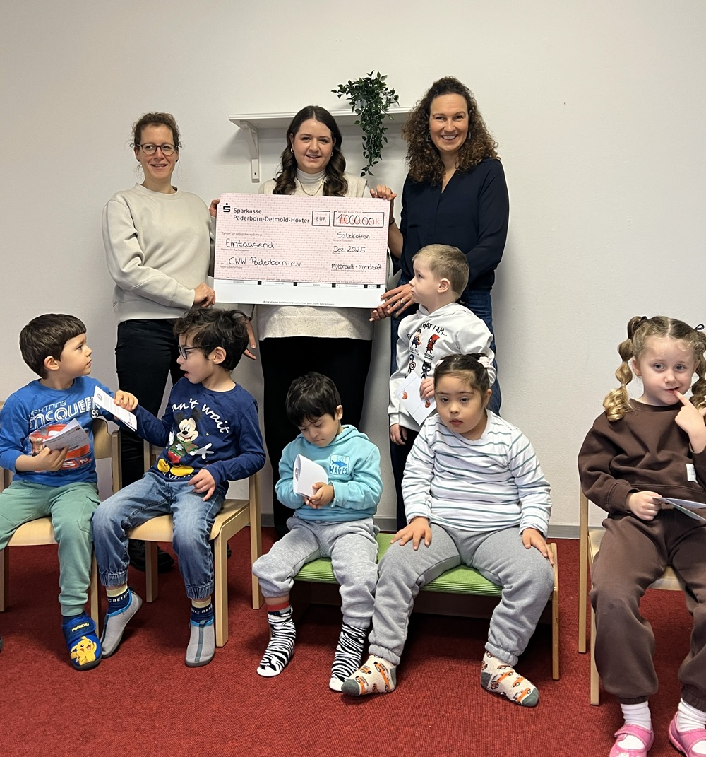 Kinder mit Behinderungen gestalten Weihnachtskarten