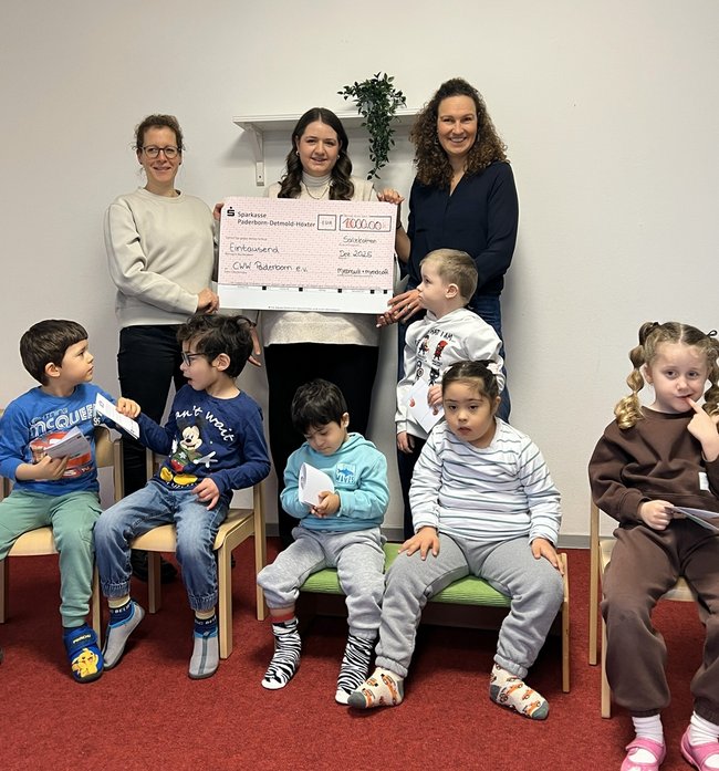 Kinder mit Behinderungen gestalten Weihnachtskarten